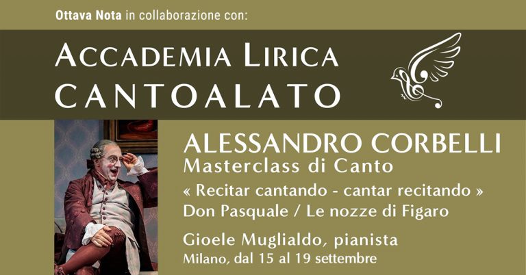 Masterclass di Canto con Alessandro Corbelli - Ottavanota