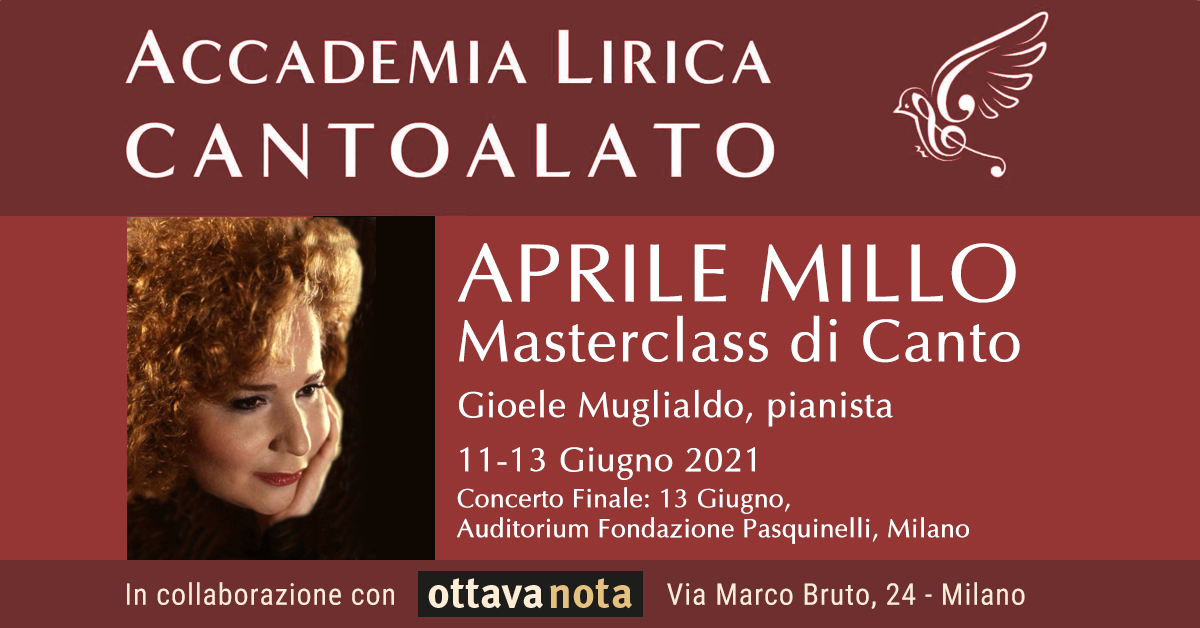 Masterclass di Canto con Aprile Millo - Ottavanota