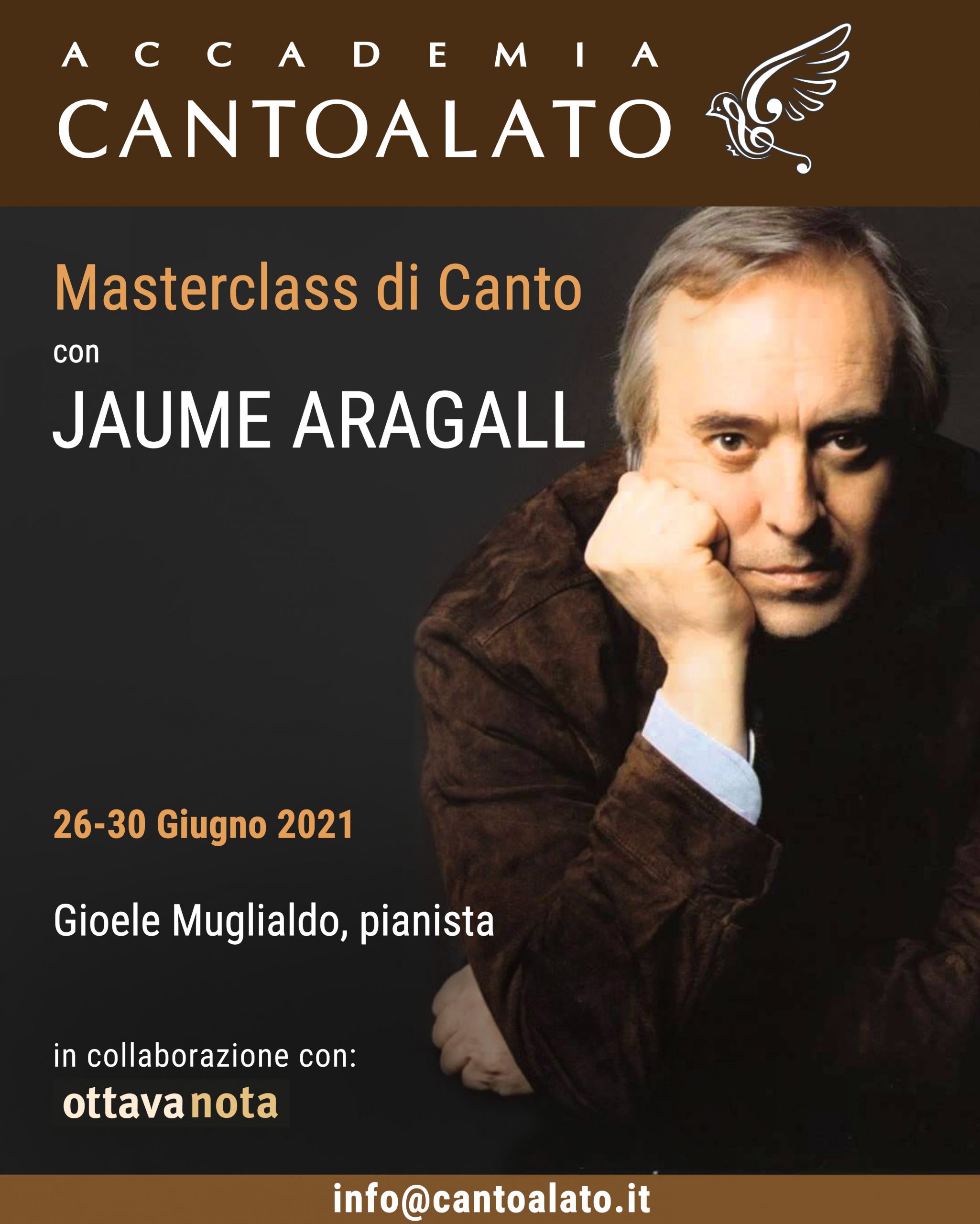 Masterclass di Canto con Jaume Aragall - Ottavanota Masterclass di Canto con Jaume Aragall - Ottavanota