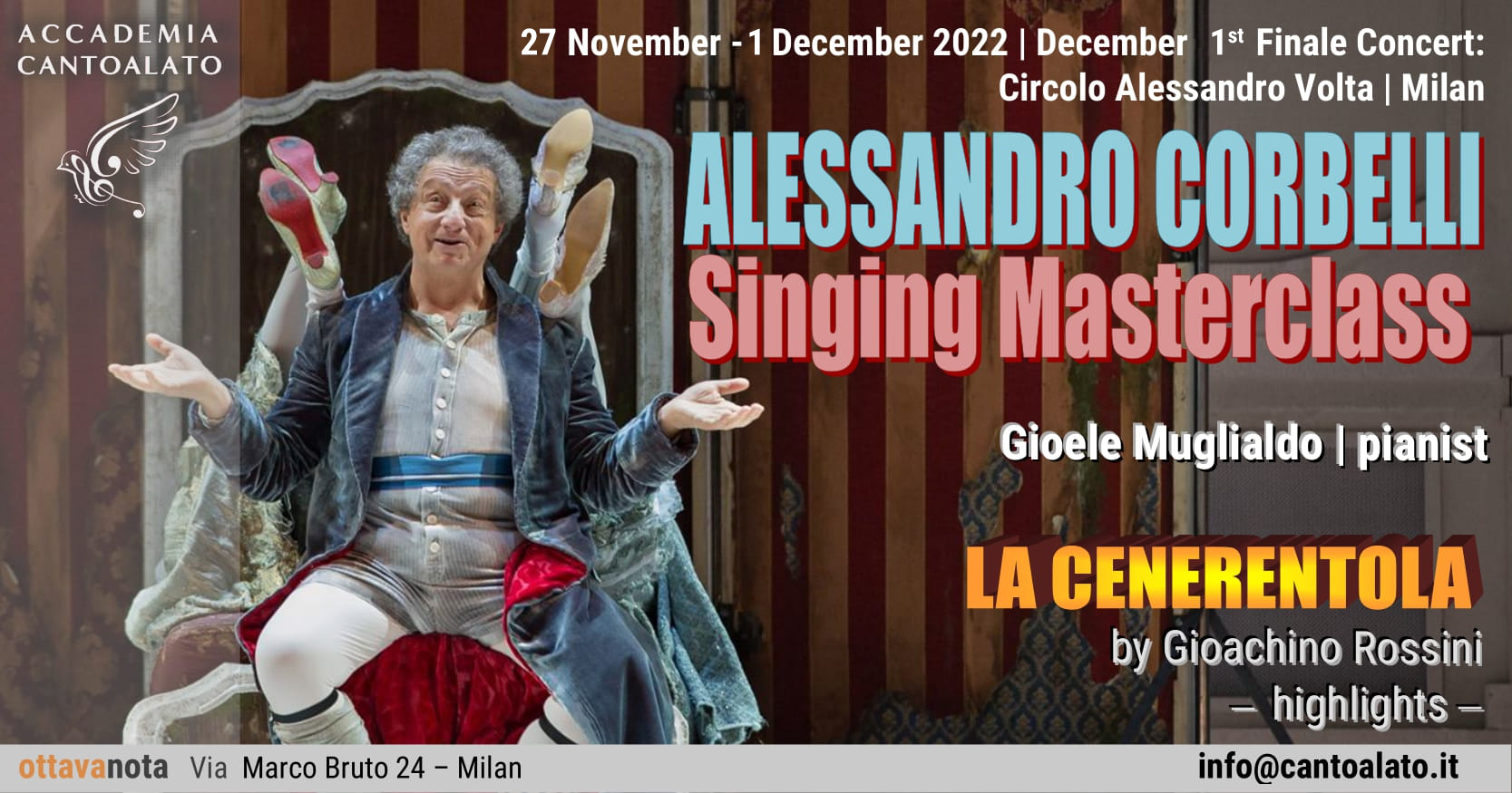 Masterclass di Canto con Alessandro Corbelli - Ottavanota