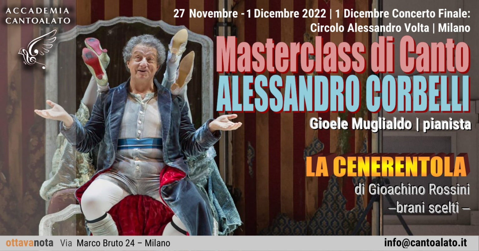 Masterclass di Canto con Alessandro Corbelli - Ottavanota